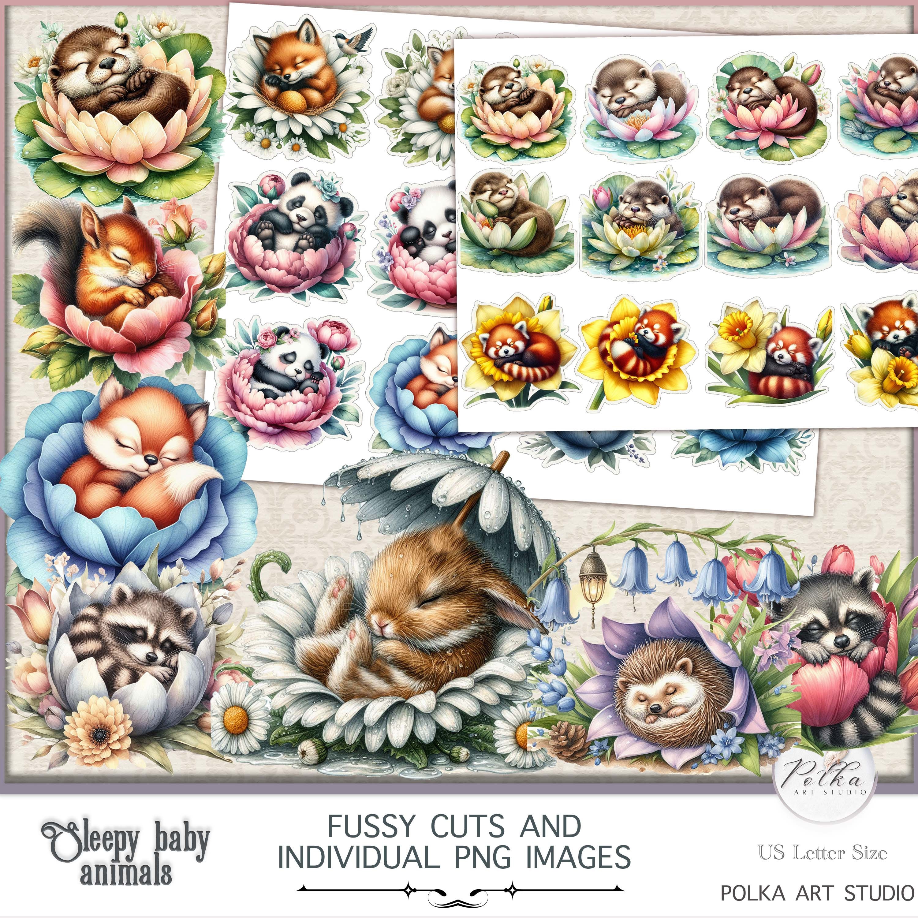 Clipart Sick Animal Cards