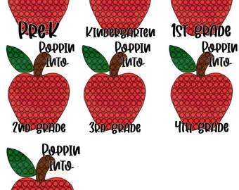 Poppin Into First Grade - Etsy