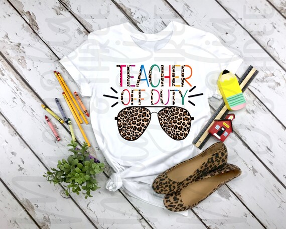 Teacher off Duty Png - Etsy