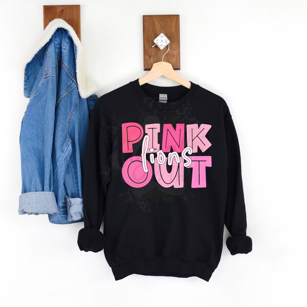 Pink Out Wolves Svg - Etsy