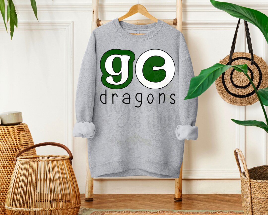Preppy School Spirit Dragons Png - Etsy