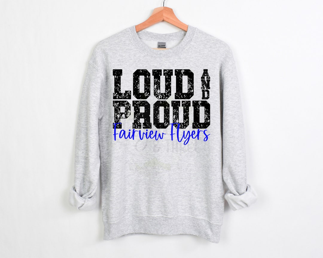 Loud and Proud Flyers Distressed Png - Etsy