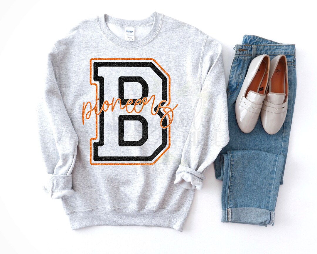 High School Team Spirit Pioneers Glitter Png - Etsy