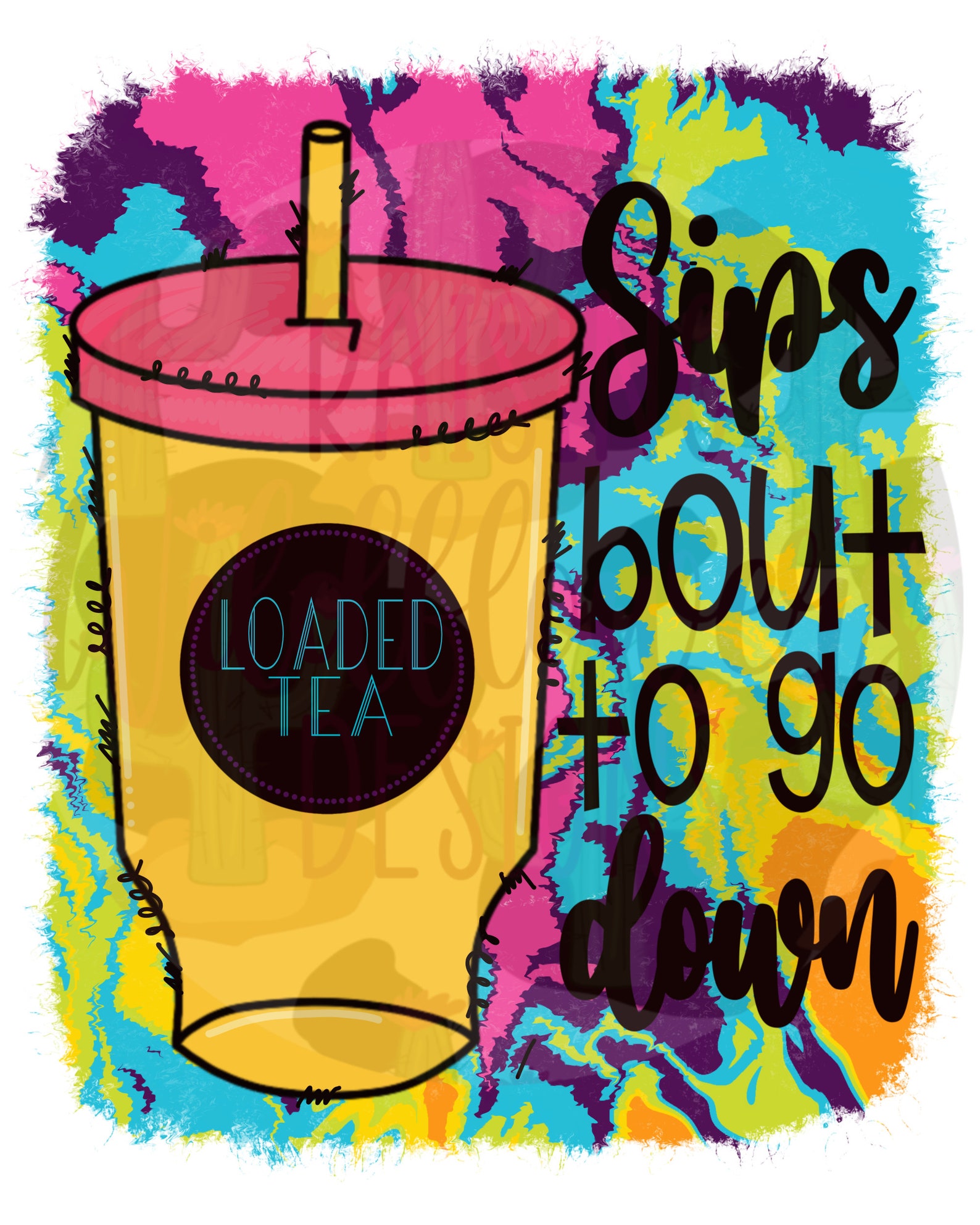 Loaded Tea png | Etsy