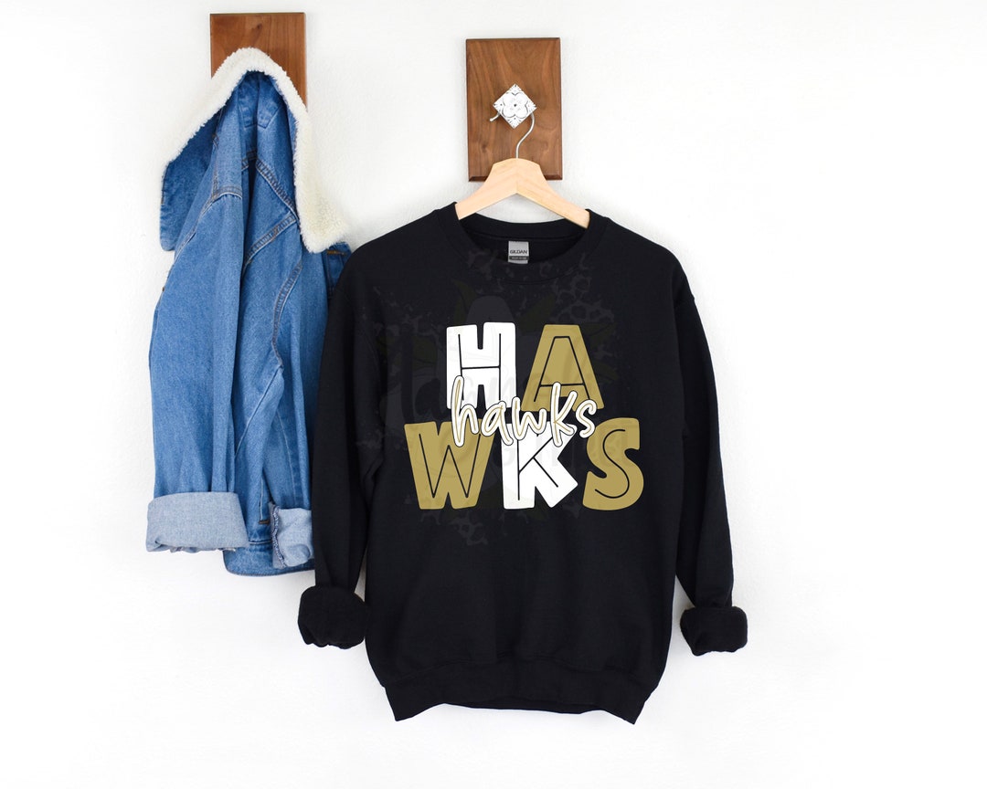 Hawks Gold and White School Spirit Png - Etsy