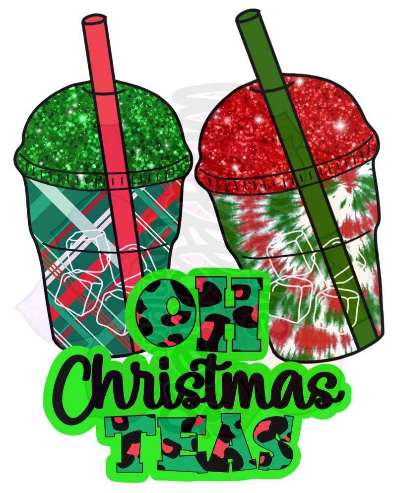 Loaded Tea Oh Christmas Png - Etsy