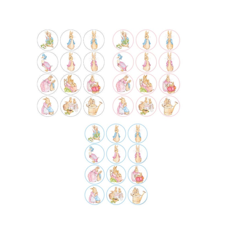 Peter Rabbit Cupcake Topper - Etsy