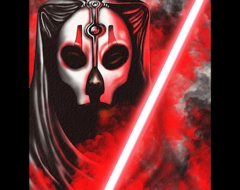 DARTH NIHILUS Darth Nihilus Poster Darth Nihilus Digital Star Wars ...