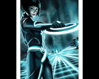 Tron Legacy: Sam and Quorra 5x11 Poster Print by Jim Ferguson - Etsy