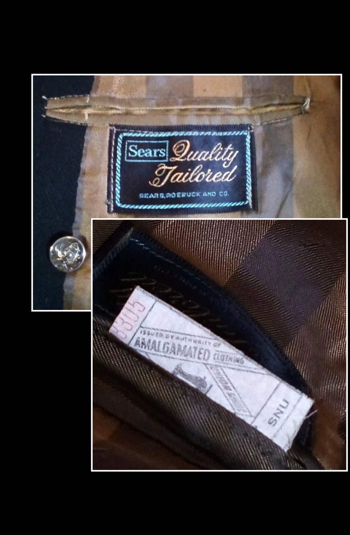 Vintage 60s Sears Quality Tailored School Boy Uniform Jacket W/ Red ...