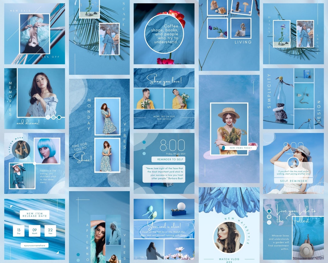 100 Elegant Instagram Template Canva, Post and Story Templates ...