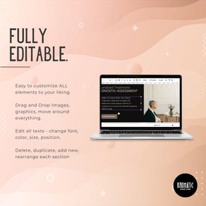 Psychiatrist Website Template: Therapist Landing Page (canva) - Etsy