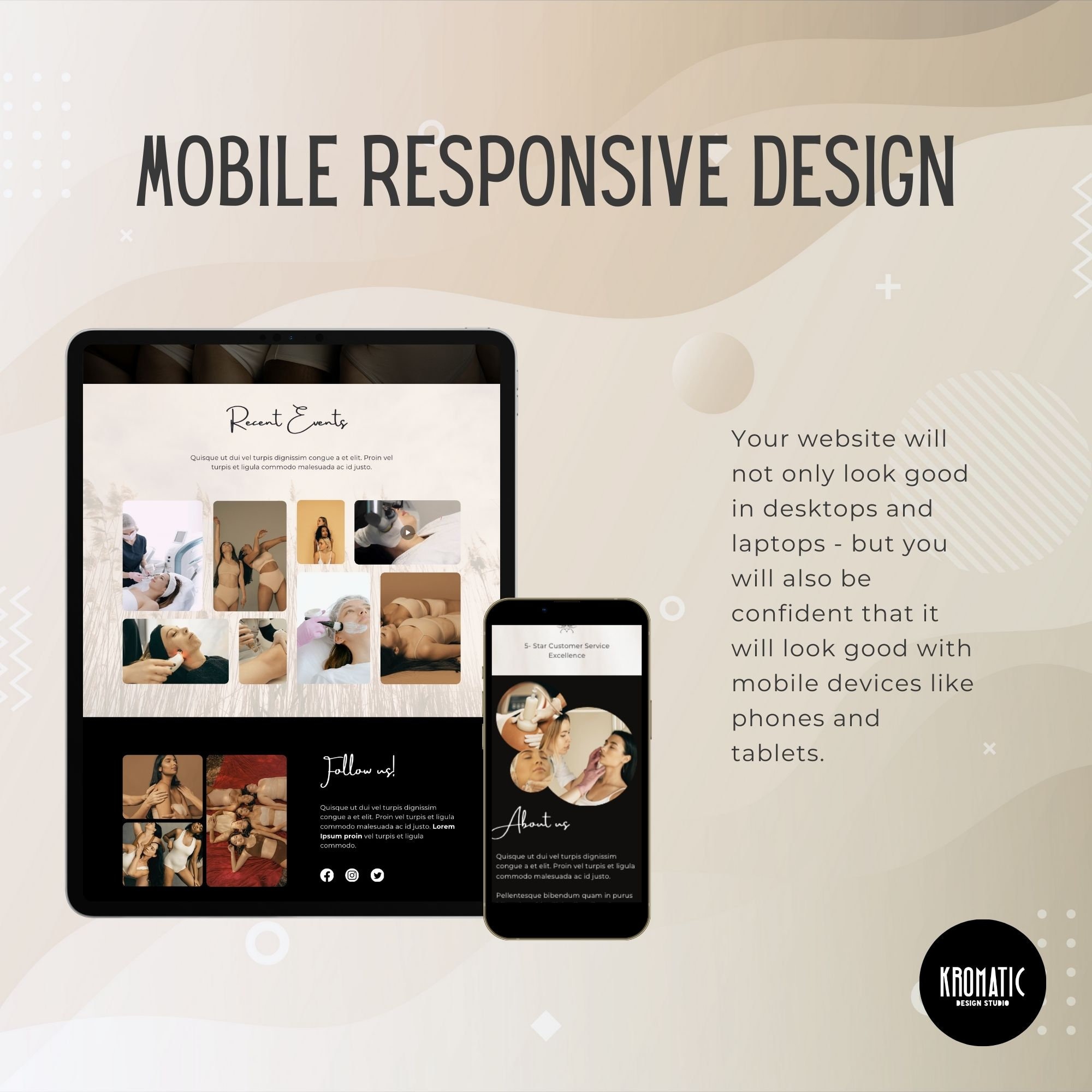 Body Contour Canva Website Template, Body Contouring Clinic Landing ...