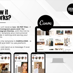 100 Therapist Instagram Template Canva, Post and Story IG Template ...