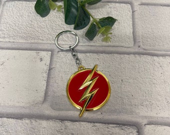 Dc Logo Keychain - Etsy