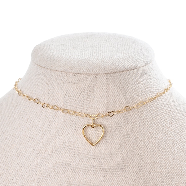 Heart Choker - Etsy