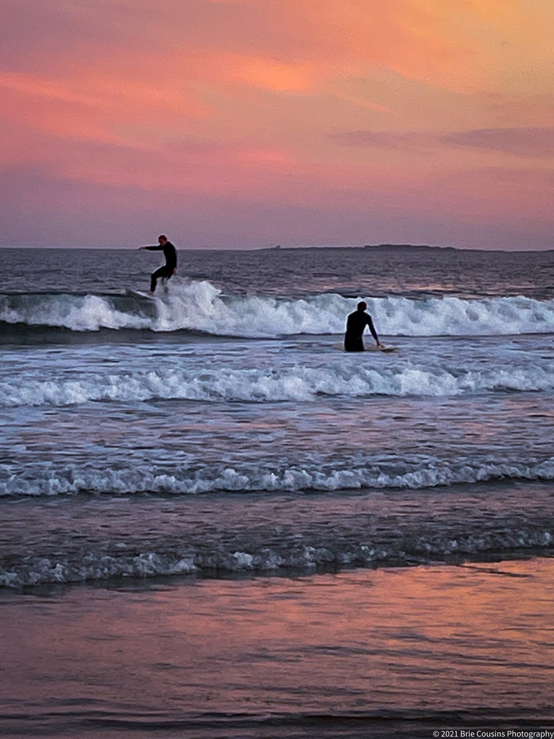 September Sunset Surfing - Etsy