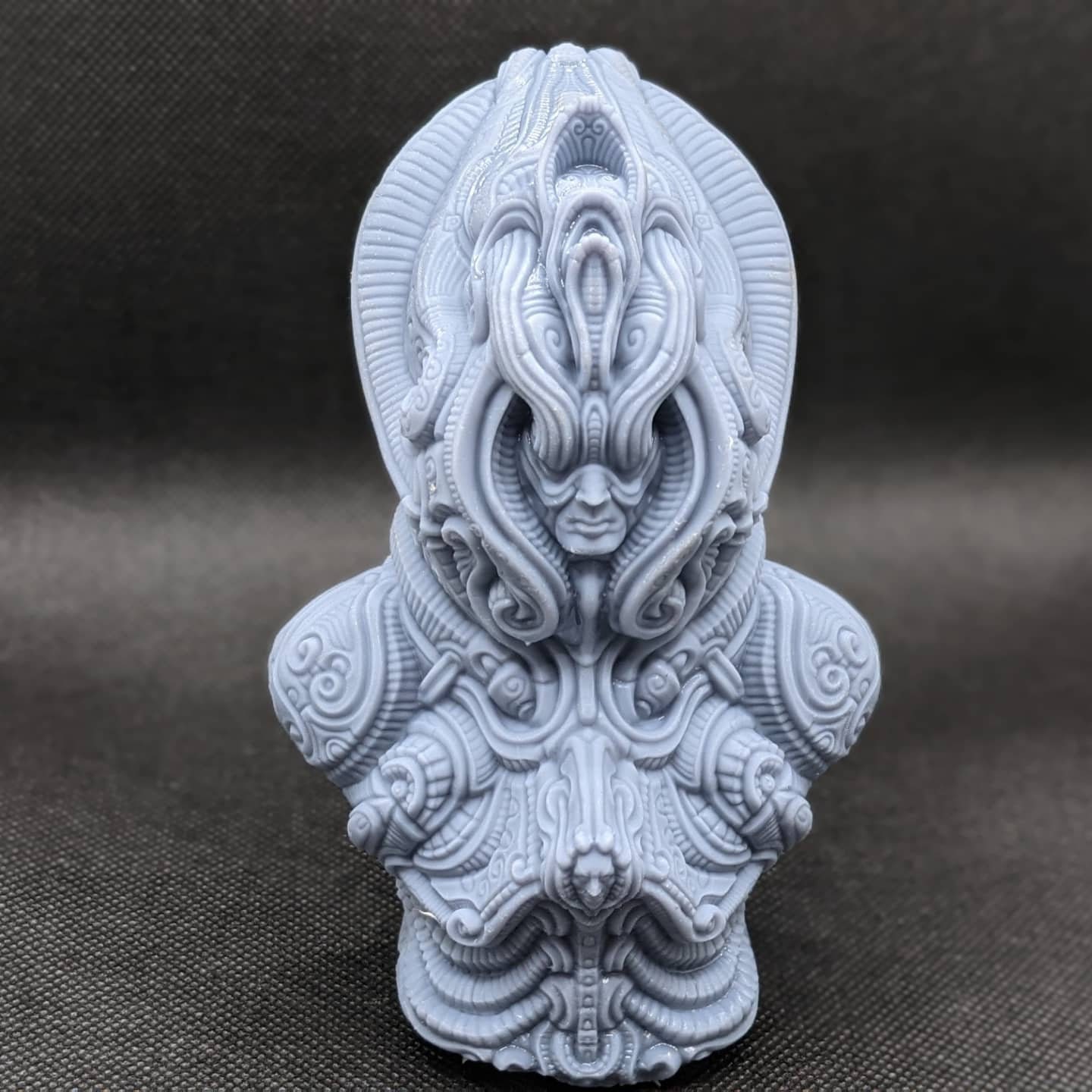 H.R. Giger Statue Bust 3d Print Replica Handmade Art Print - Etsy UK