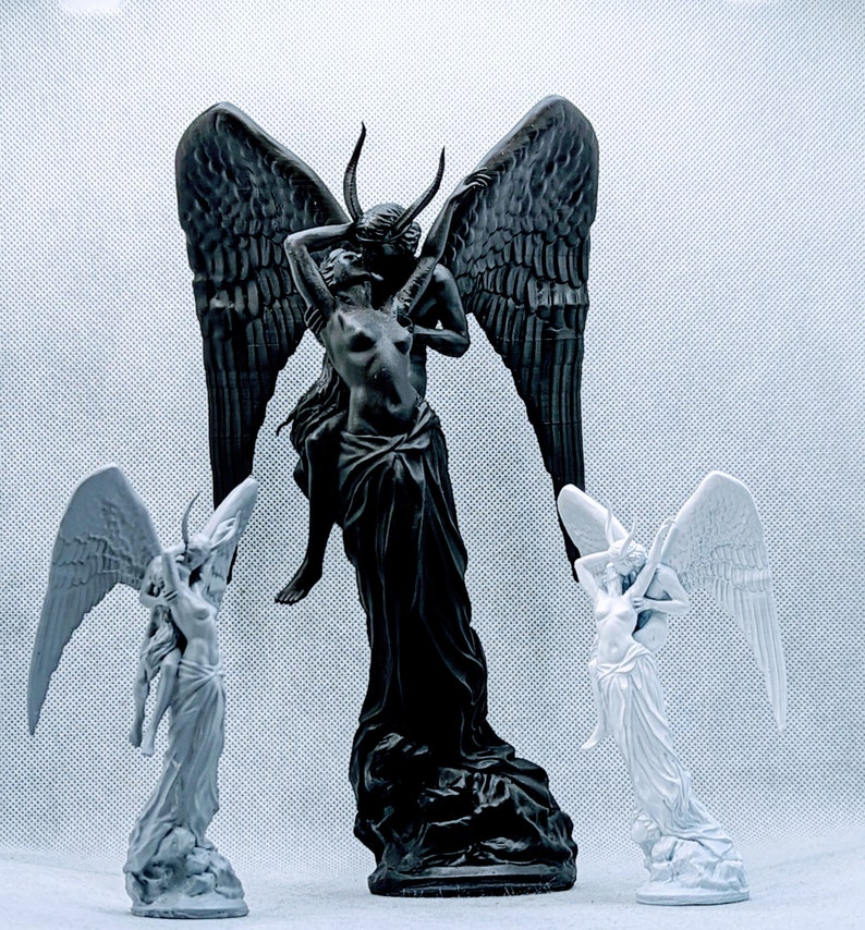 Fantasy Figure Gothic Living Deco Devil and Angel Satan - Etsy