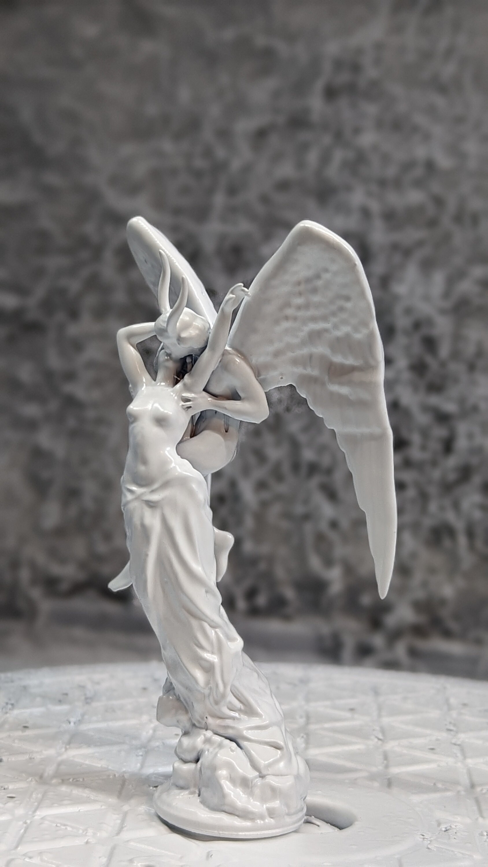 Baphomet Lilith Statue Gothic Halloween Decoration - Etsy UK