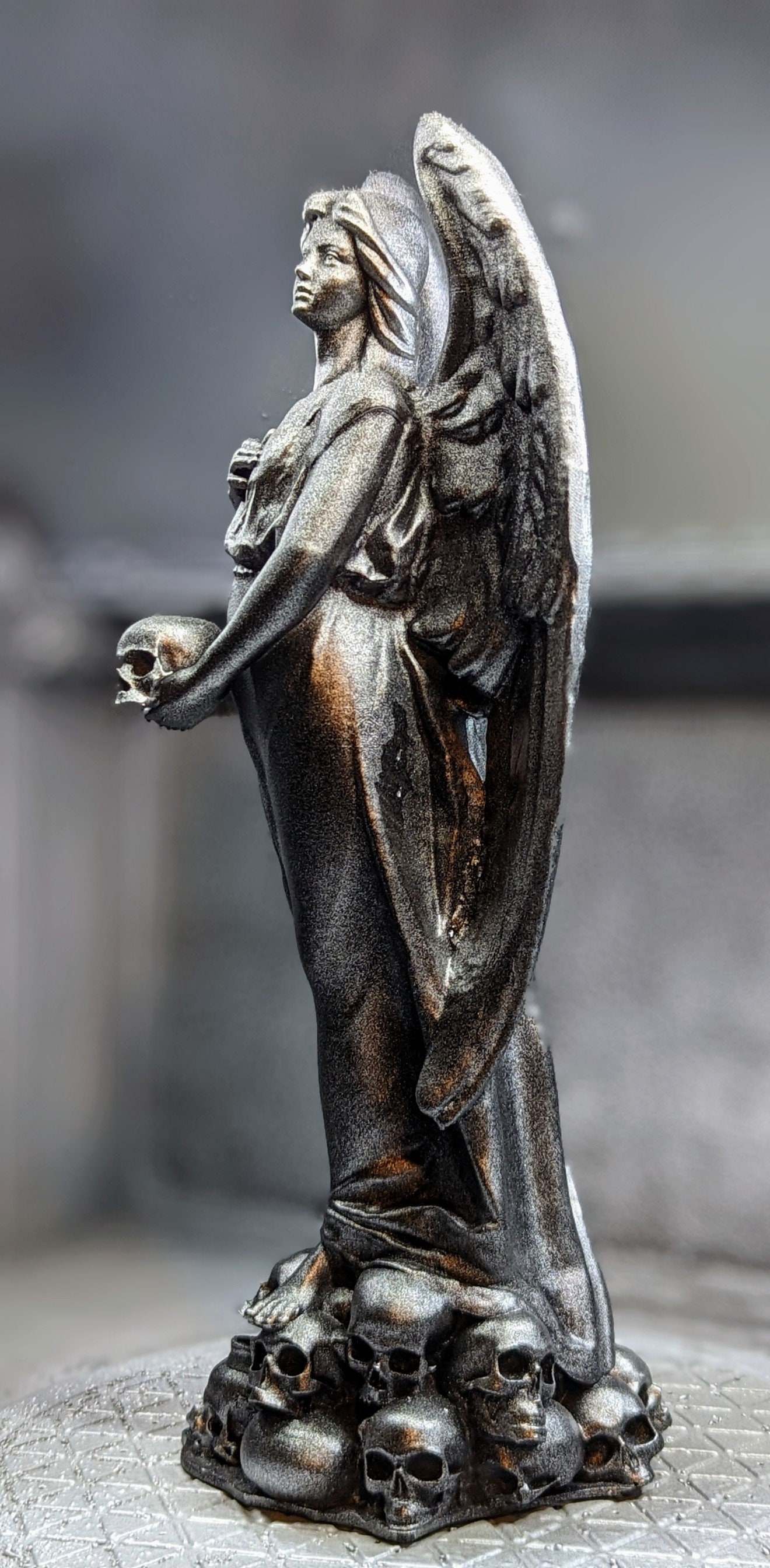 Angel of Death Statue Gothic Halloween Decoration - Etsy