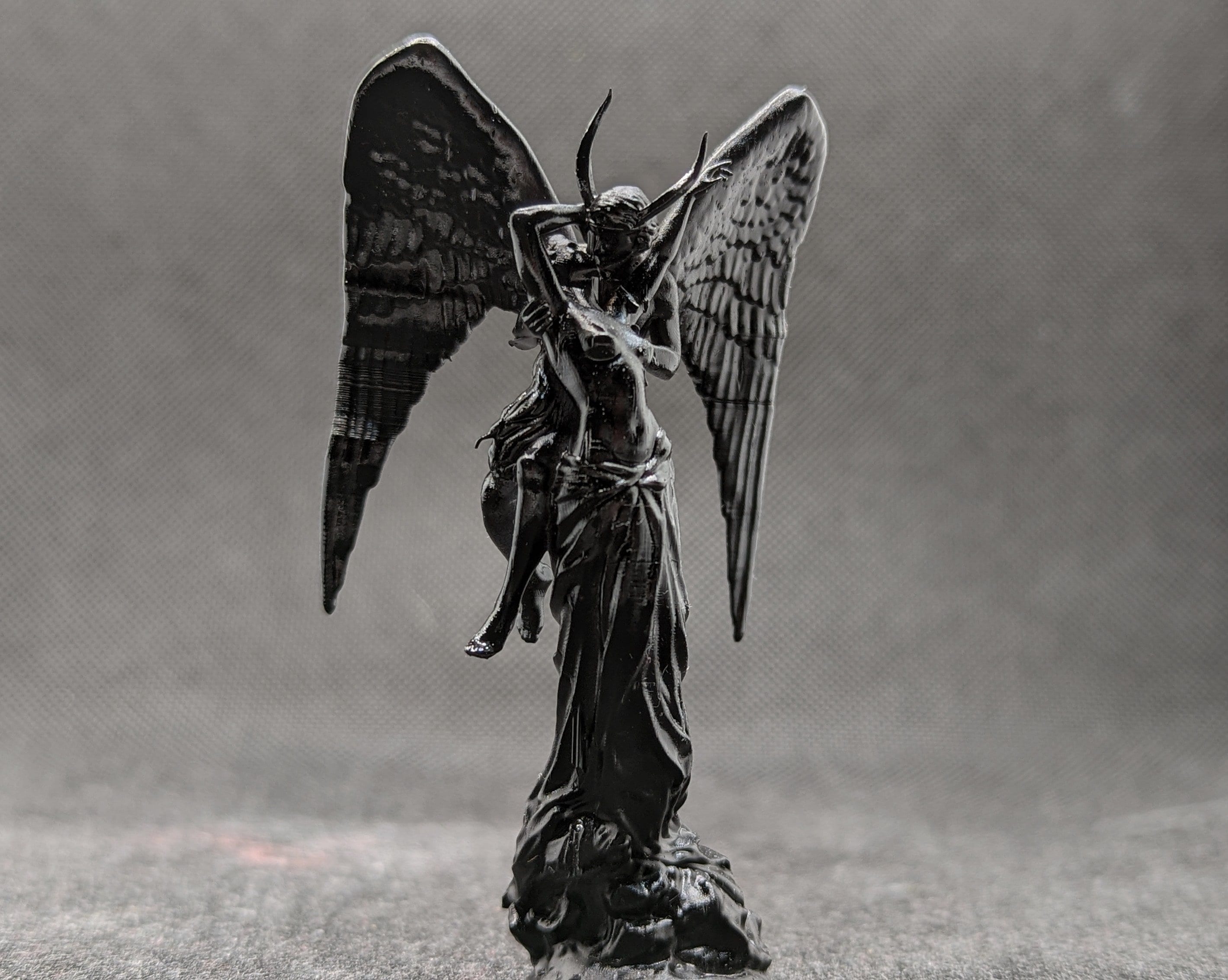 Fantasy Figure Gothic Living Deco Devil and Angel Satan - Etsy UK