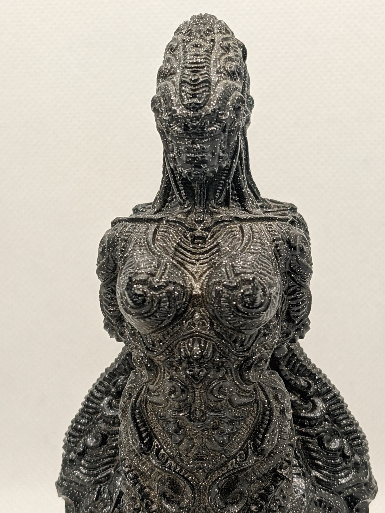 HR Giger Inspired Statue Hybrid Resin Art Fantasy Figure - Etsy