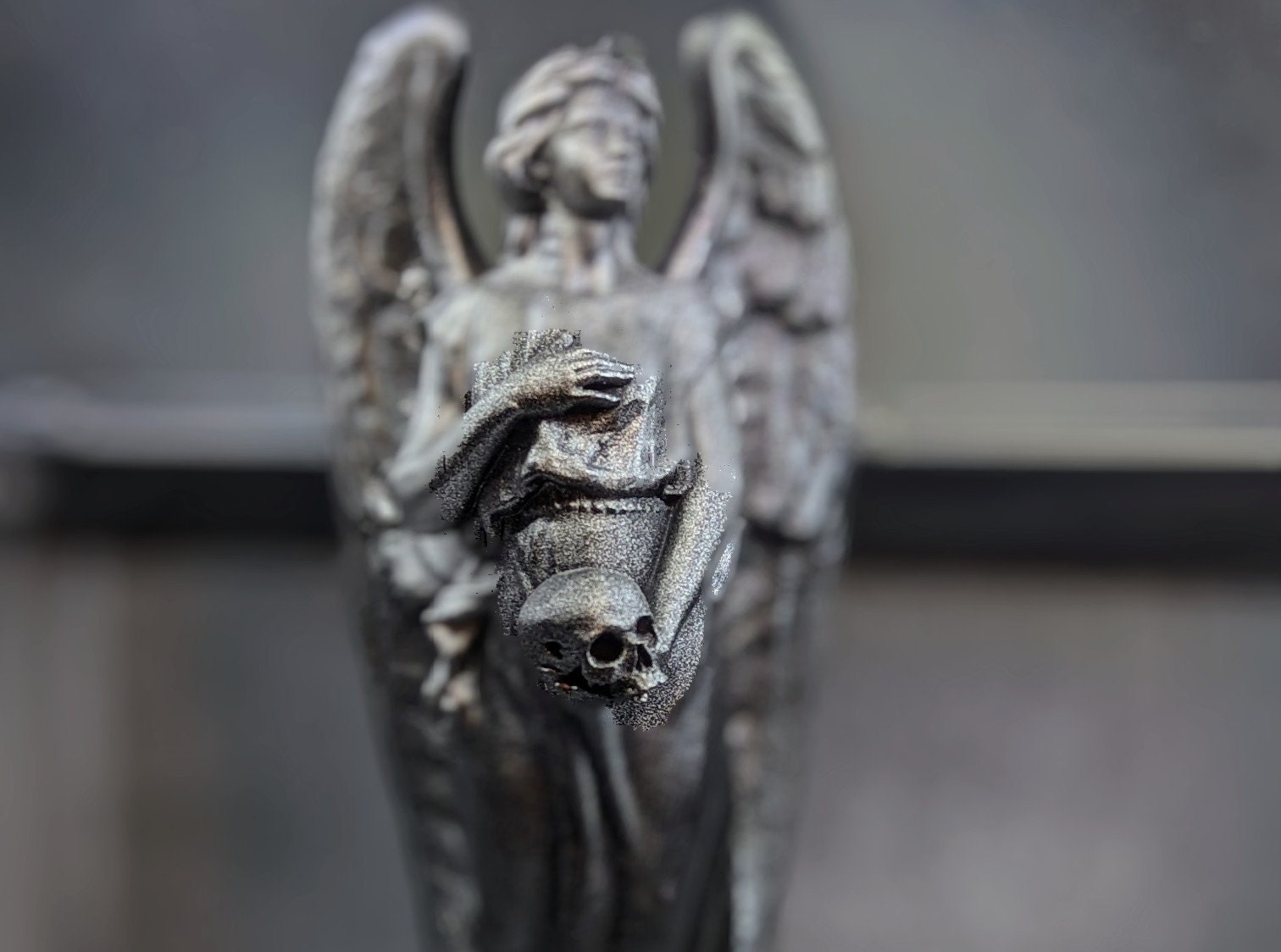 Angel of Death Statue Gothic Halloween Decoration - Etsy