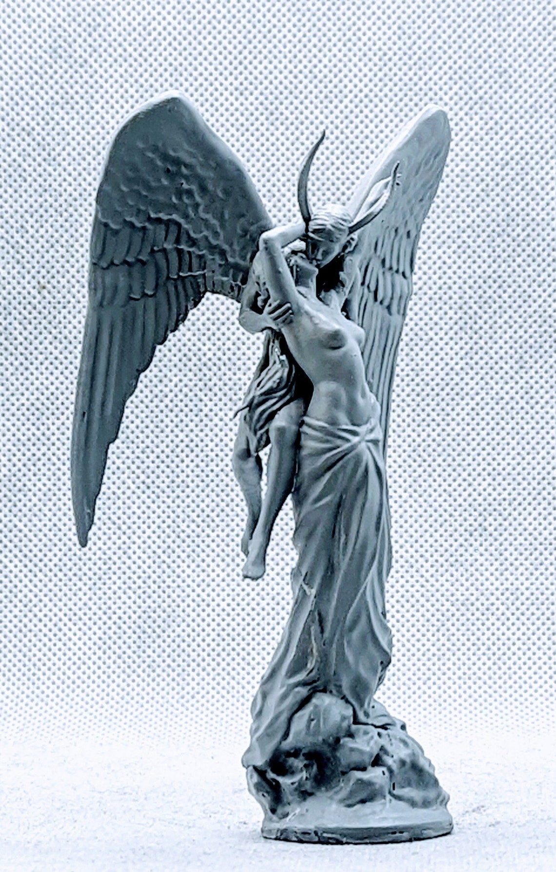 Fantasy Figure Gothic Living Deco Devil and Angel Satan - Etsy