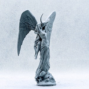 Fantasy Figure Gothic Home Decor Devil and Angel Satan Archangel ...