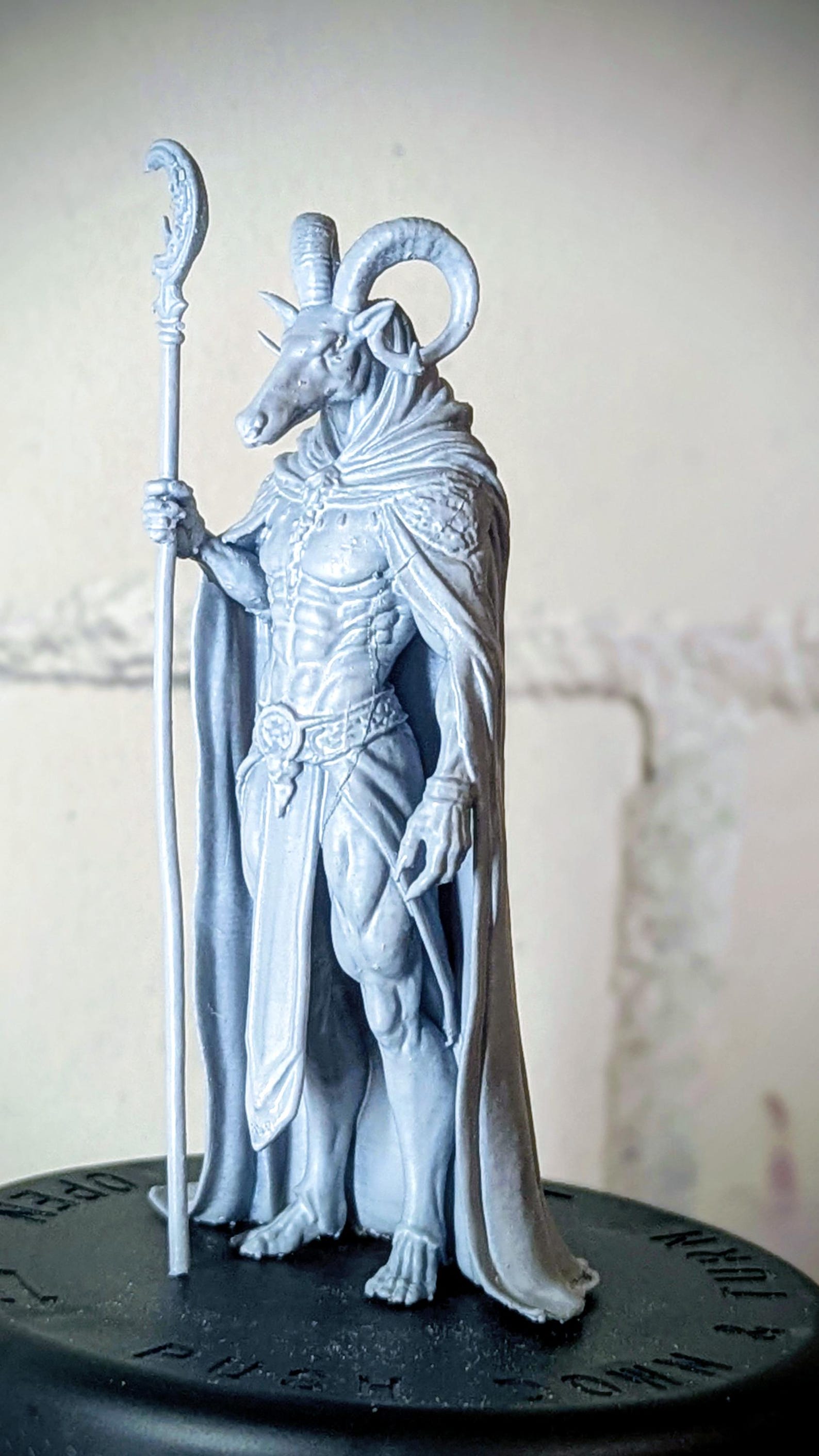 Hand-painted Baphomet Resin Figure, 125 Mm | Resin Sculpture | Mystical ...