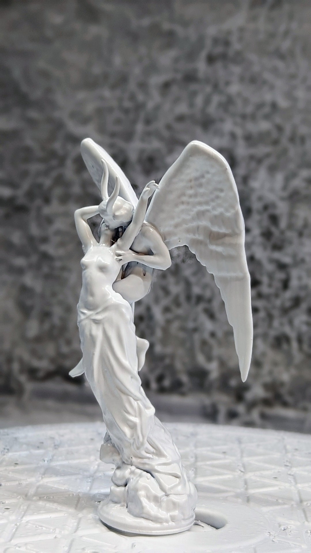 Baphomet Lilith Statue Gothic Halloween Decoration - Etsy