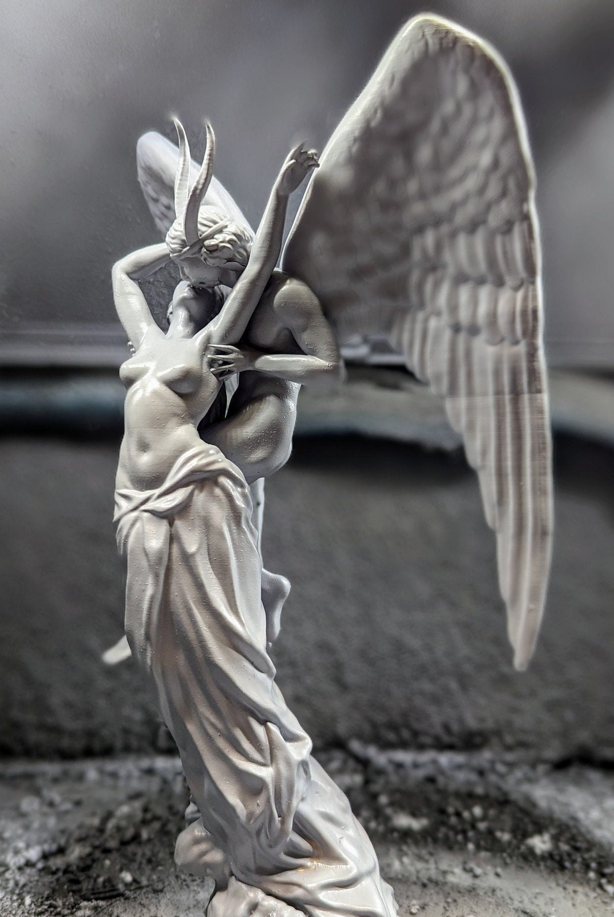 Baphomet Lilith Statue Gothic Decoration Lucifer Decoration - Etsy UK