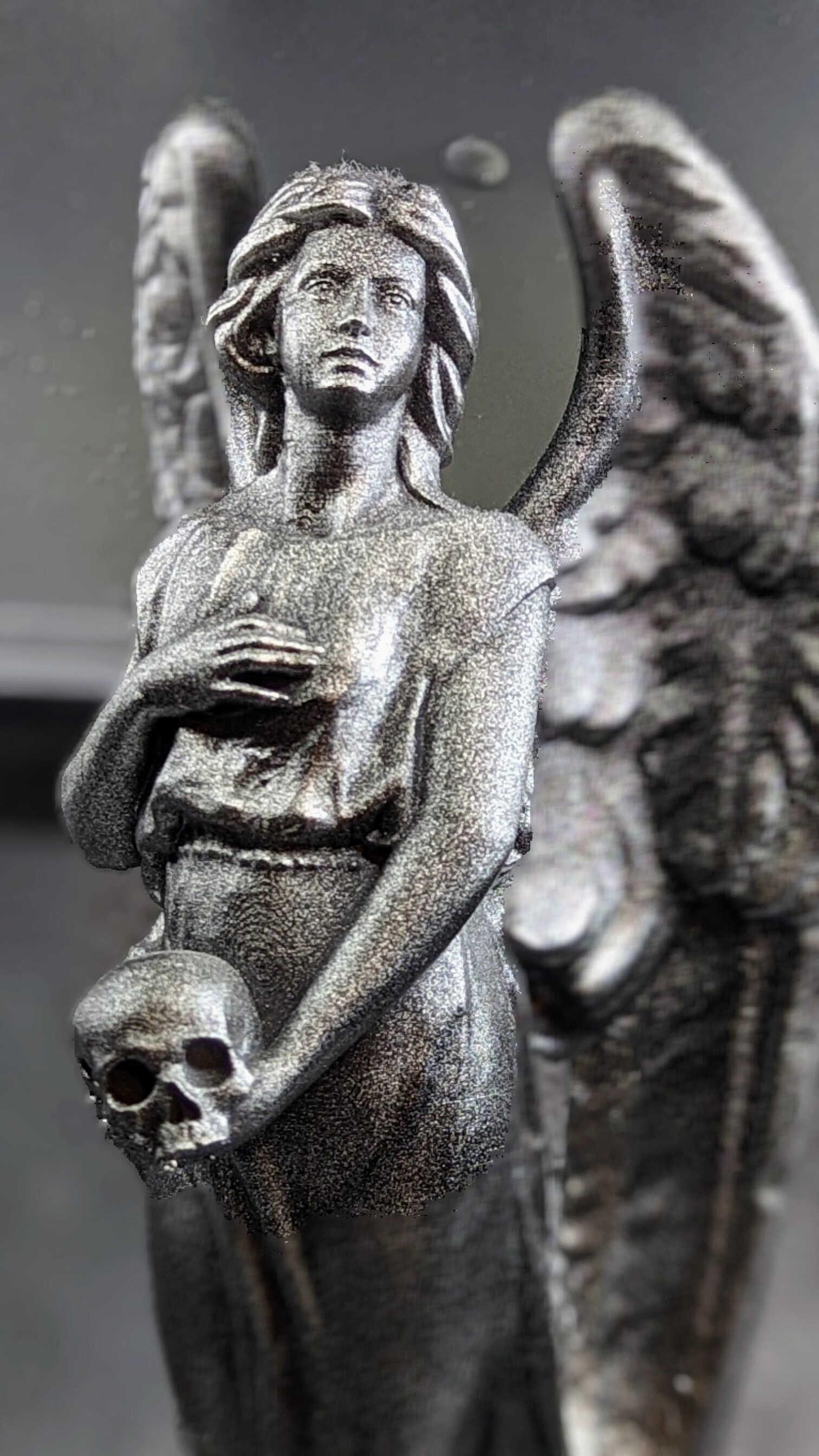 Angel of Death Statue Gothic Halloween Decoration - Etsy