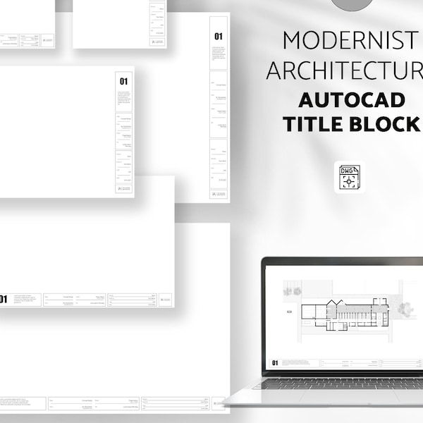 Autocad Title Blocks FREE GIFT Fully Editable Crafted by a Professional ...