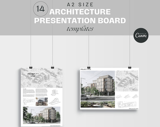 Architecture Presentation Template Architecture Project Poster Editable ...