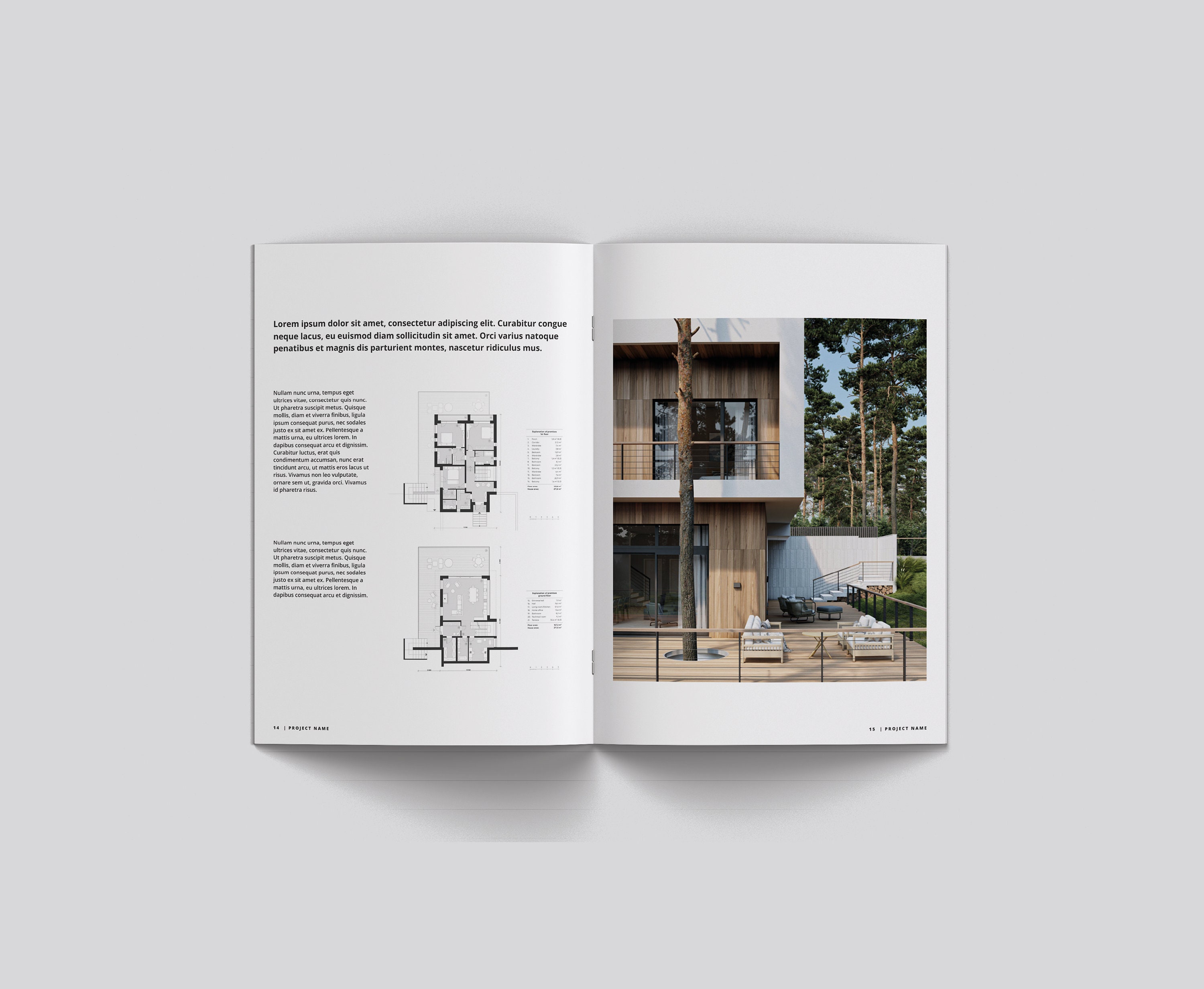 Minimalist A4 Portfolio Template | Canva Architecture Portfolio ...