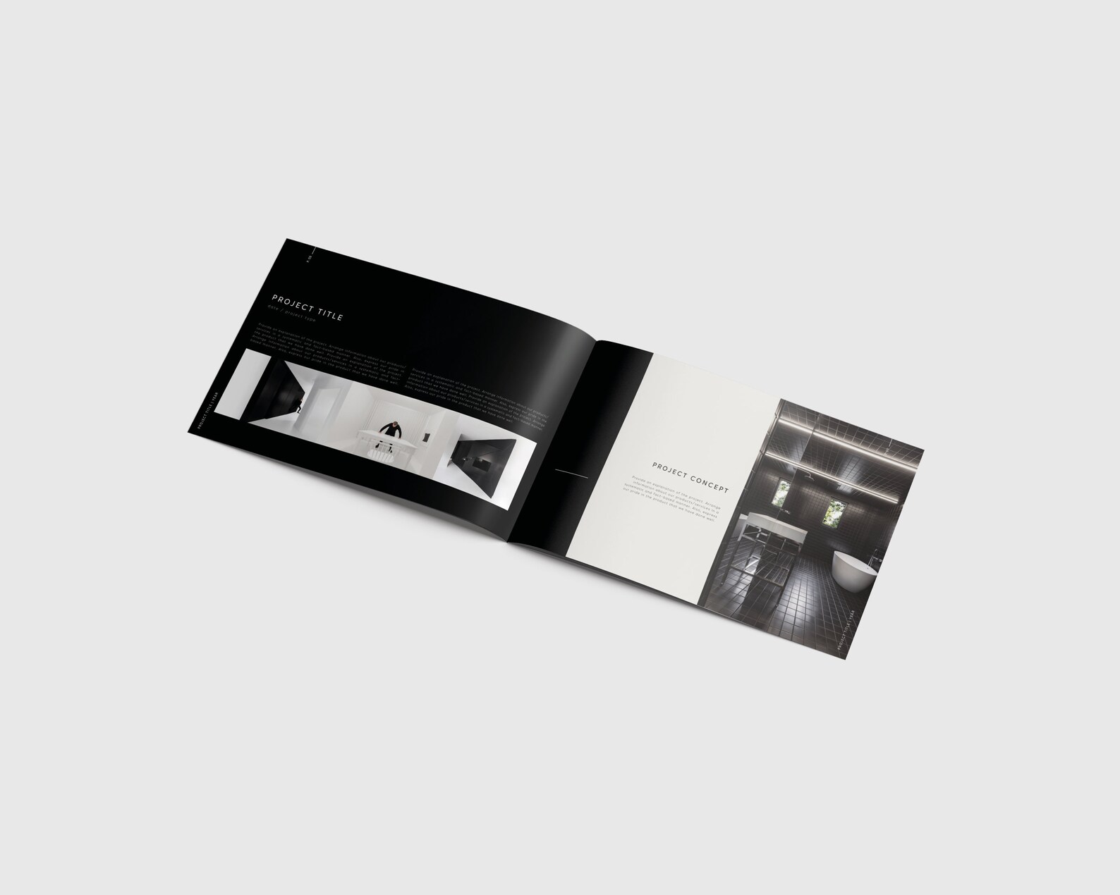 Black and White Portfolio Template | Canva Architecture Portfolio ...