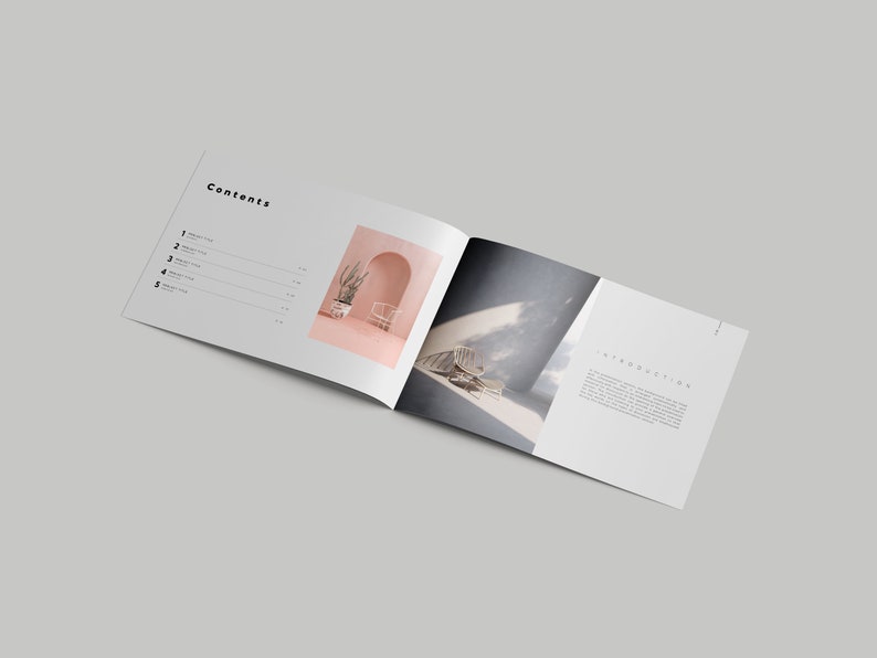 Interior Design Portfolio Template | Indesign Architecture Portfolio ...