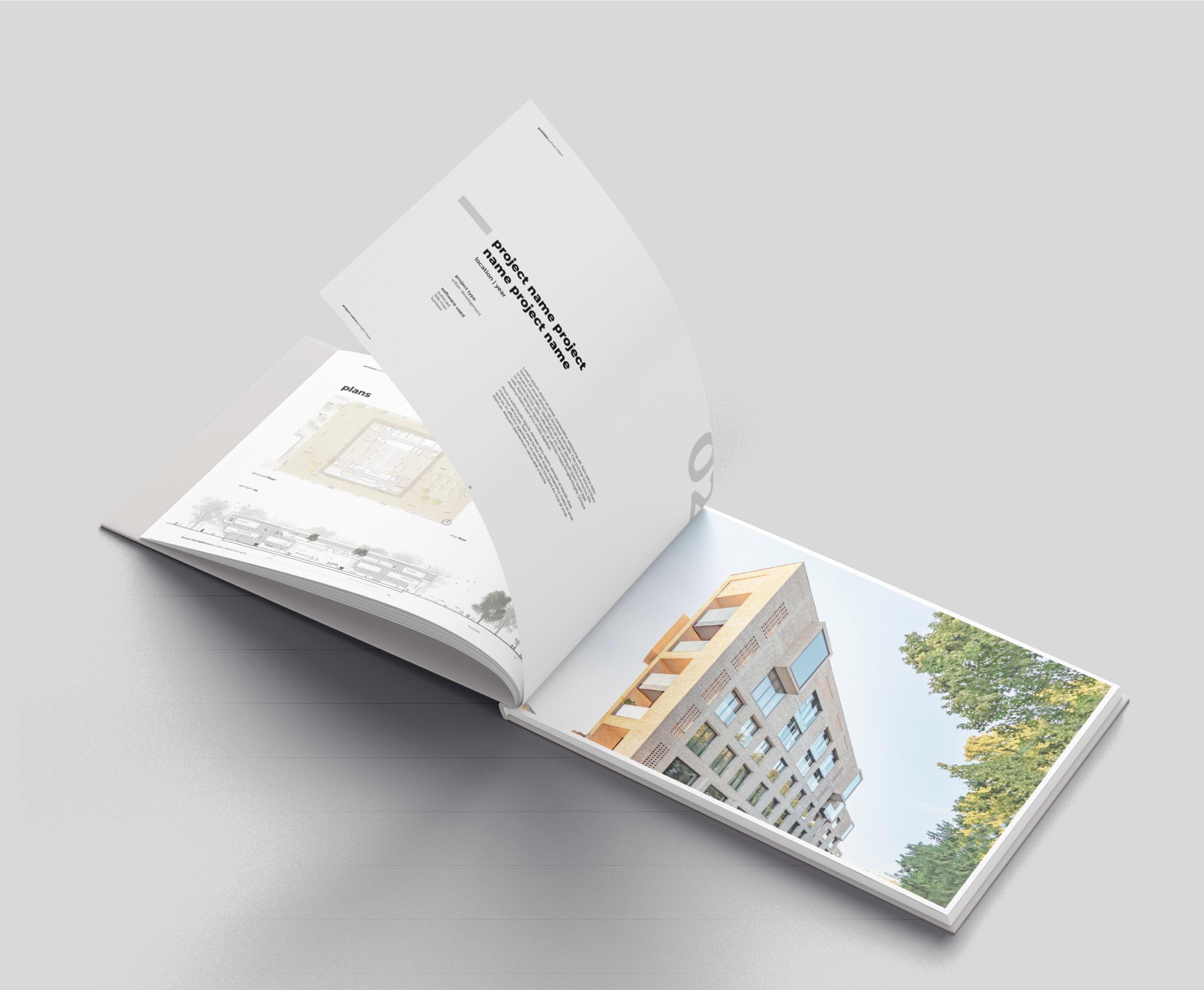 Professional A3 Portfolio Template | Indesign Architecture Portfolio A3 ...