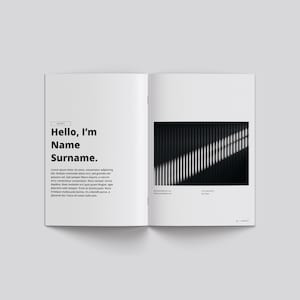 Minimalist A4 Portfolio Template | Canva Architecture Portfolio ...