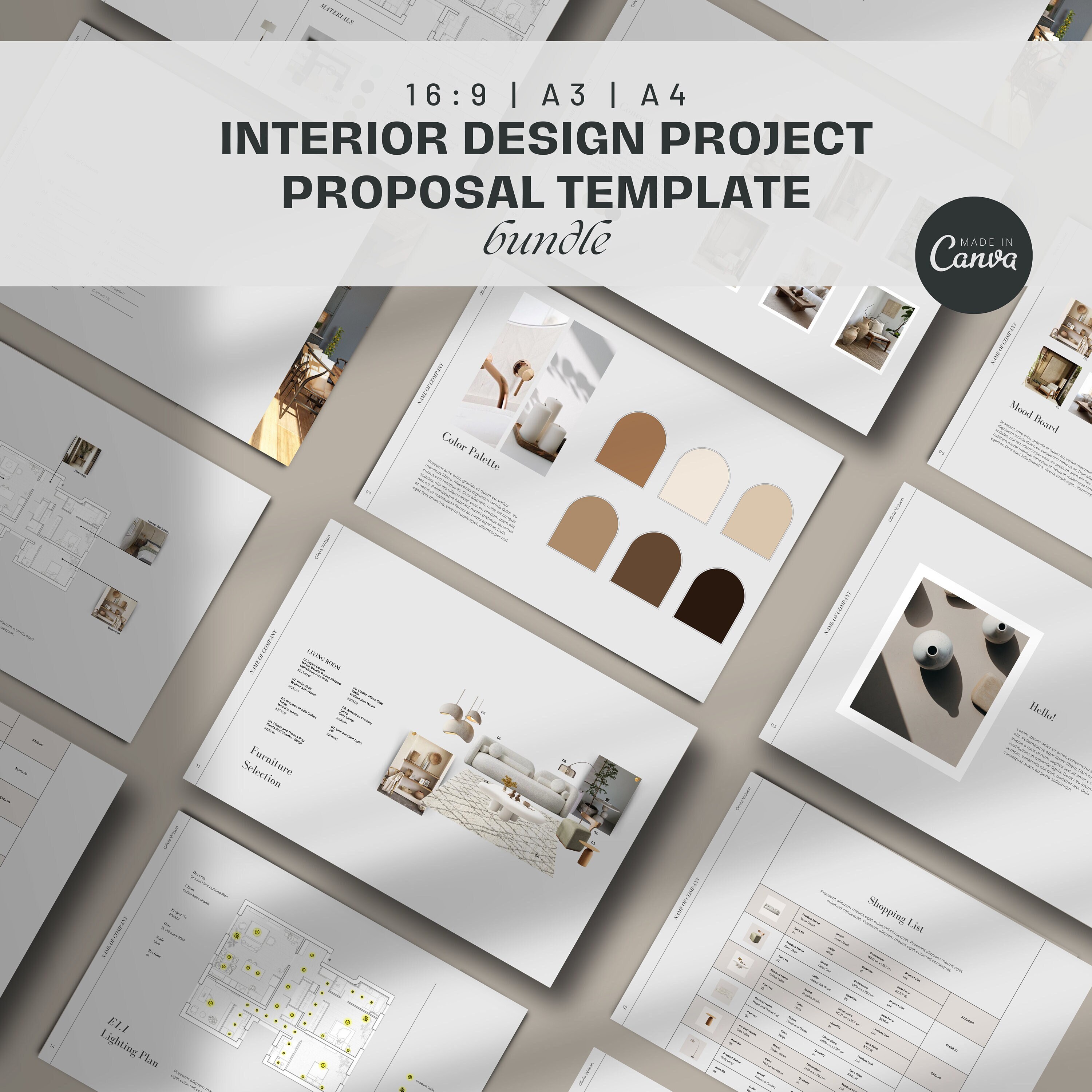 Interior Design Project Presentation | Interior Project Proposal ...