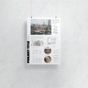 Architecture Presentation Board Templates Canva A1 Presentation Board ...