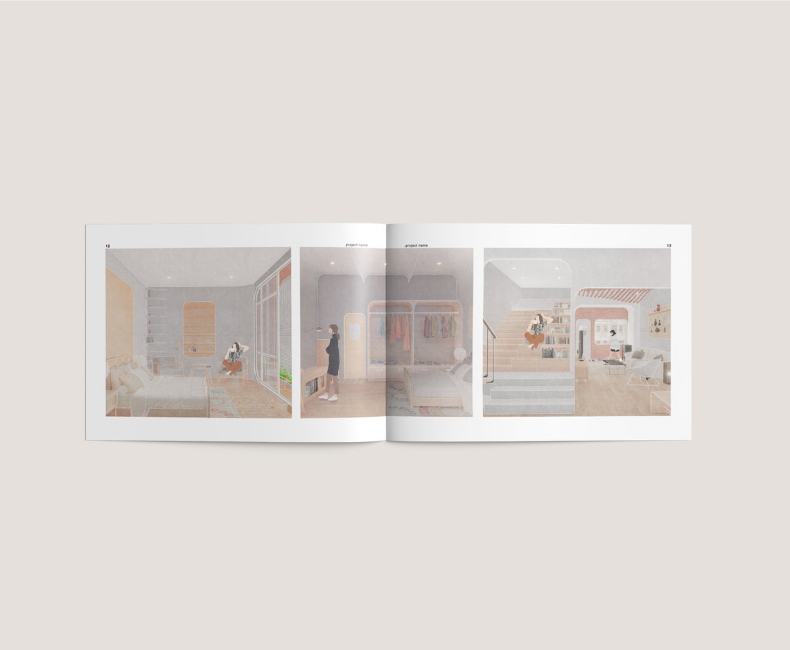 Minimalist Portfolio Template | Canva Architecture Portfolio Brochure ...