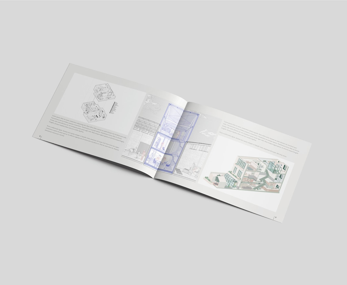 Minimalist Portfolio Template | Indesign Architecture Portfolio ...