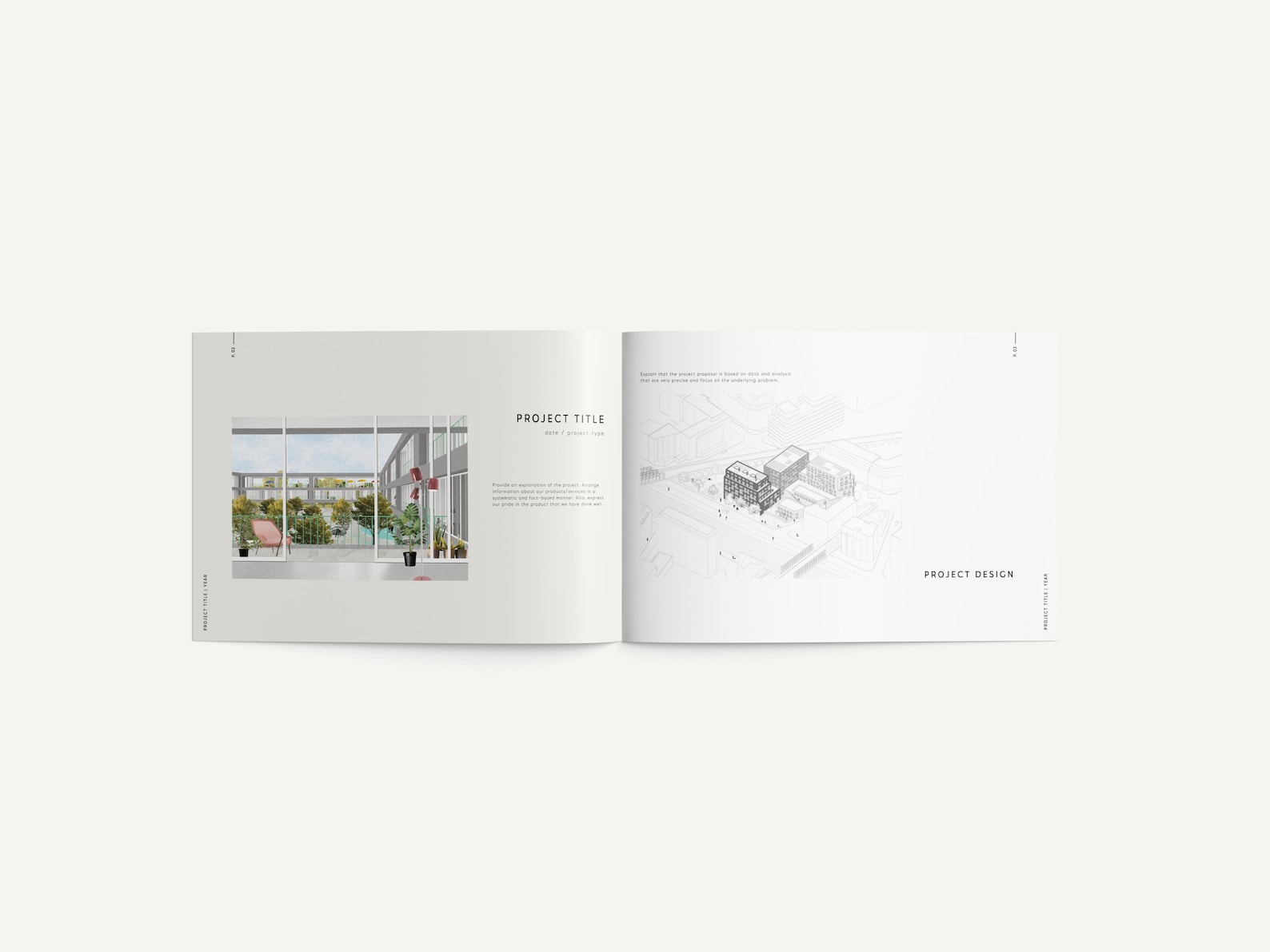 Minimalist Portfolio Template | Canva Architecture Portfolio Brochure ...
