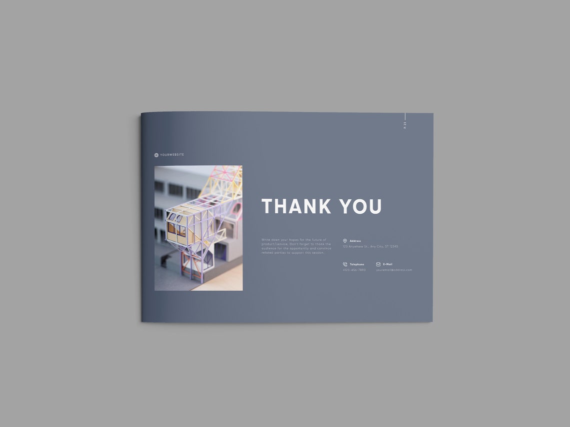 Minimalist Portfolio Template Indesign Architecture - Etsy