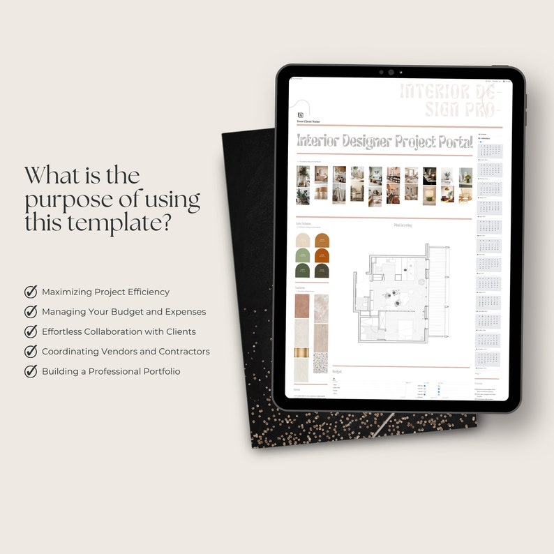 Interior Designer Notion Template Notion Planner for Interior Architect ...