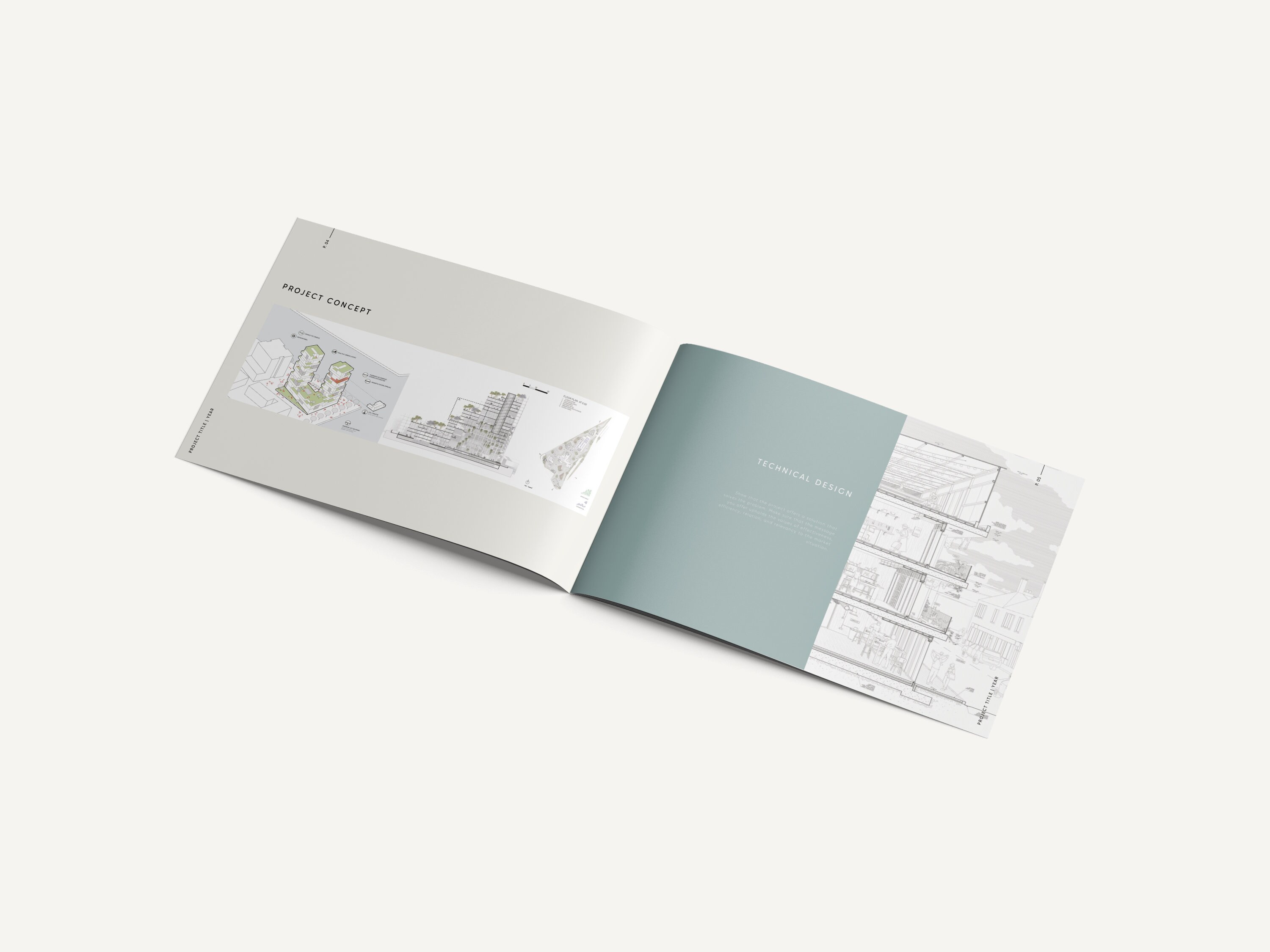 Minimalist Portfolio Template | Canva Architecture Portfolio Brochure ...