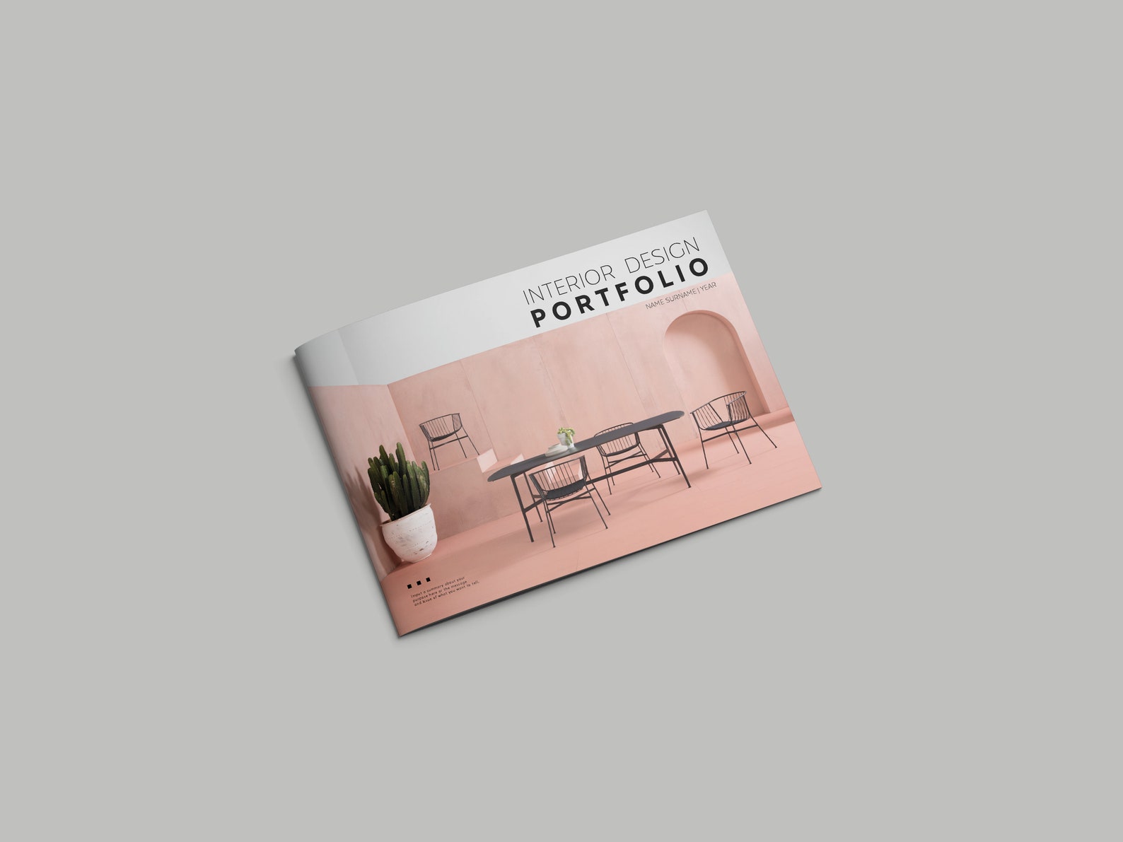 Interior Design Portfolio Template | Indesign Architecture Portfolio ...
